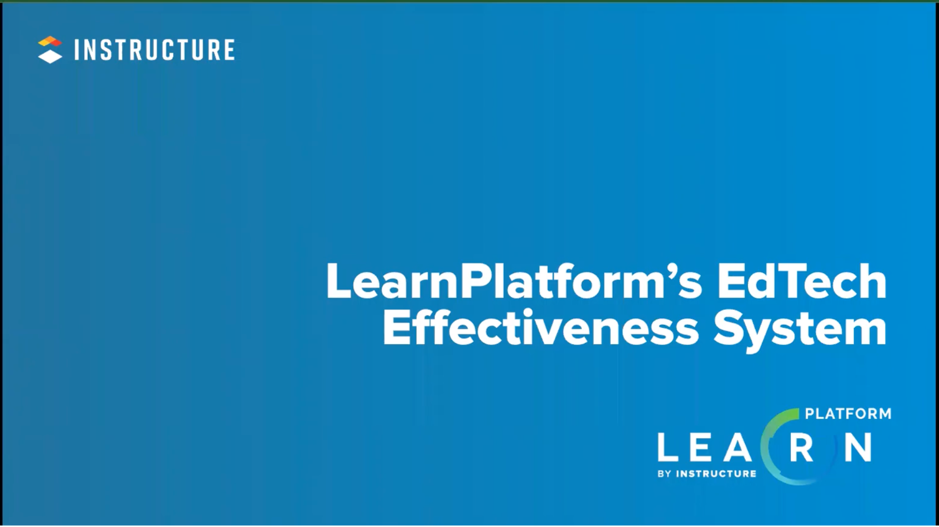 Introducing LearnPlatform to Our Canvas Family | Instructure
