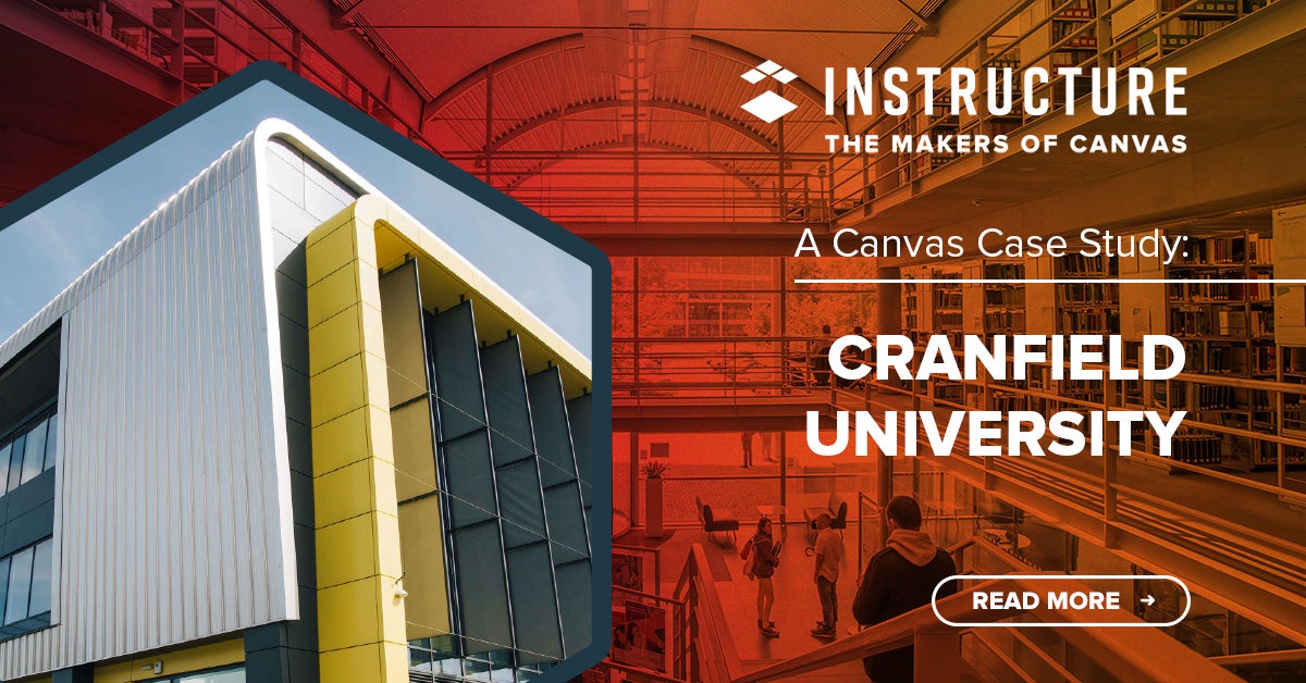 Cranfield University: Delivering online stackable programmes with Canvas