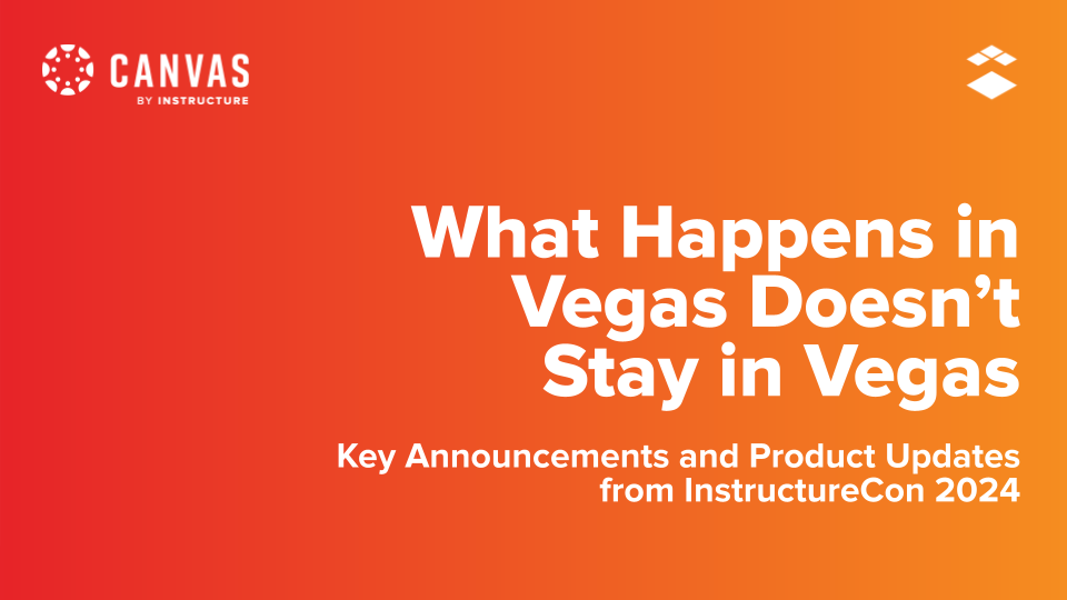 Canvas LMS Product Updates from InstructureCon 2024 | Instructure