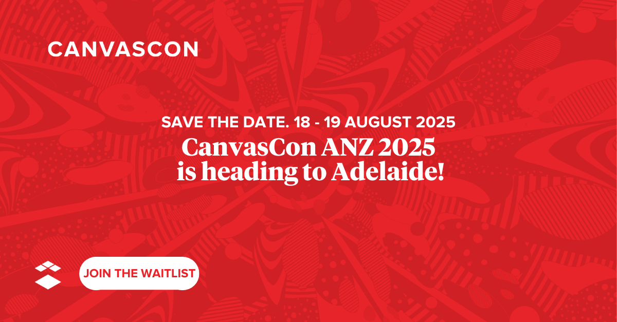 Save the Date: CanvasCon ANZ 2025 is moving to Adelaide! | Instructure