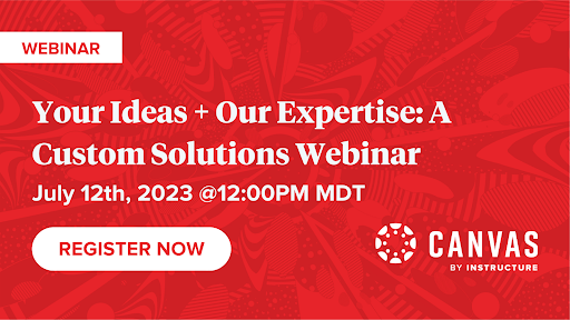 Webinars Hub Pages | Instructure